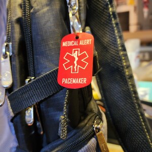 Medical Alert Tag & Medical ID Card Bundle, Emergency Medical Alert ...