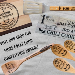 Cooking Contest Award Bundle, Cooking Gifts, Chili Cookoff Trophy ...