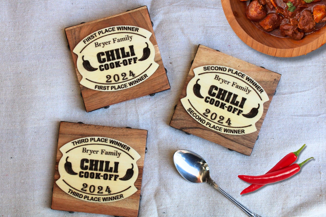 Chili Cookoff Award, Food Competition Prize, Personalized Winners ...