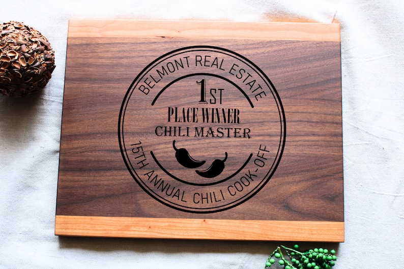 Chili Cookoff Award Trophy, Cutting Board Prize, Award Winner Cutting ...