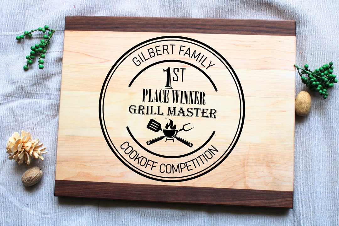Cooking Competition Trophy, Baking Contest Winner, Chef Cutting Board ...