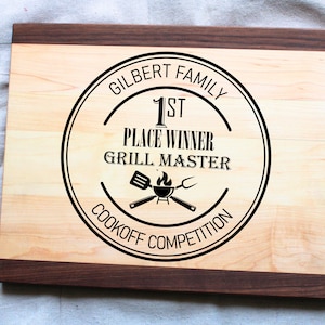 Cooking Competition Trophy, Baking Contest Winner, Chef Cutting Board ...