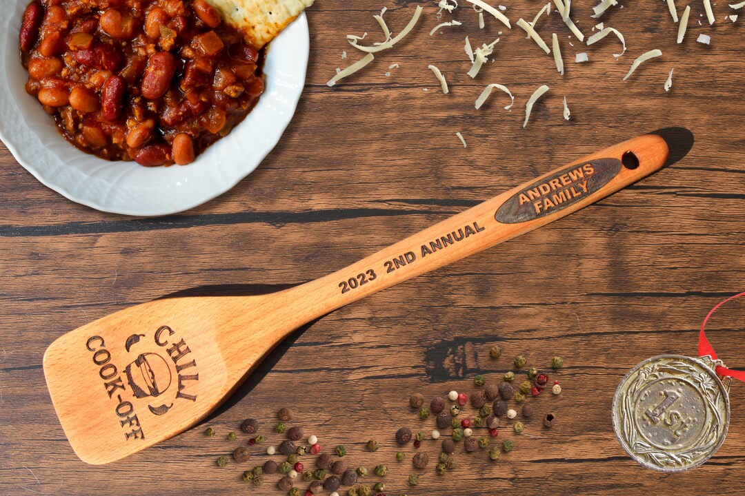 Chili Cook off Award, Personalized Custom Spoon, Cake Baking Contest ...