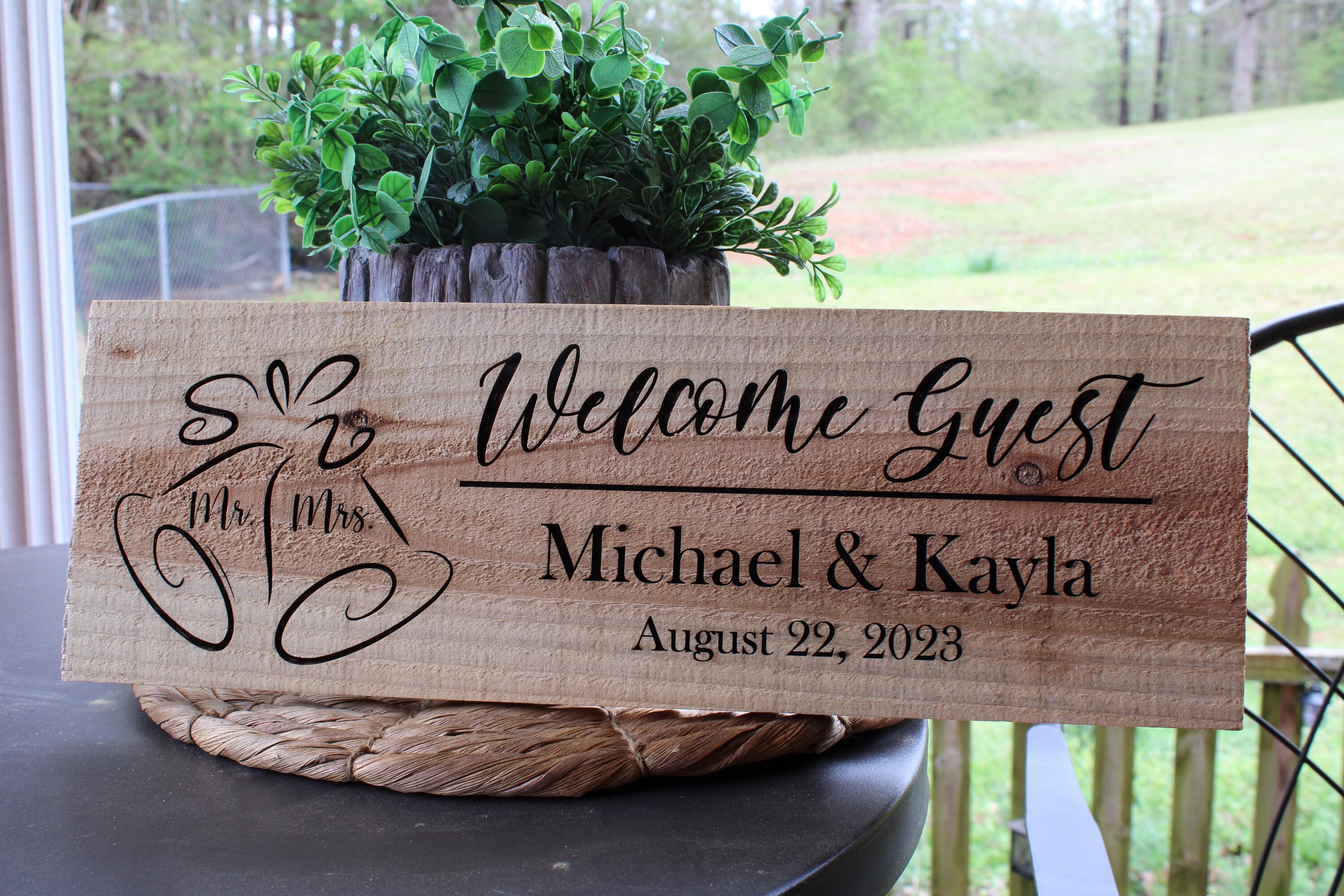 Custom Wood Sign Outdoor Rustic Outdoor Wood Sign - Etsy