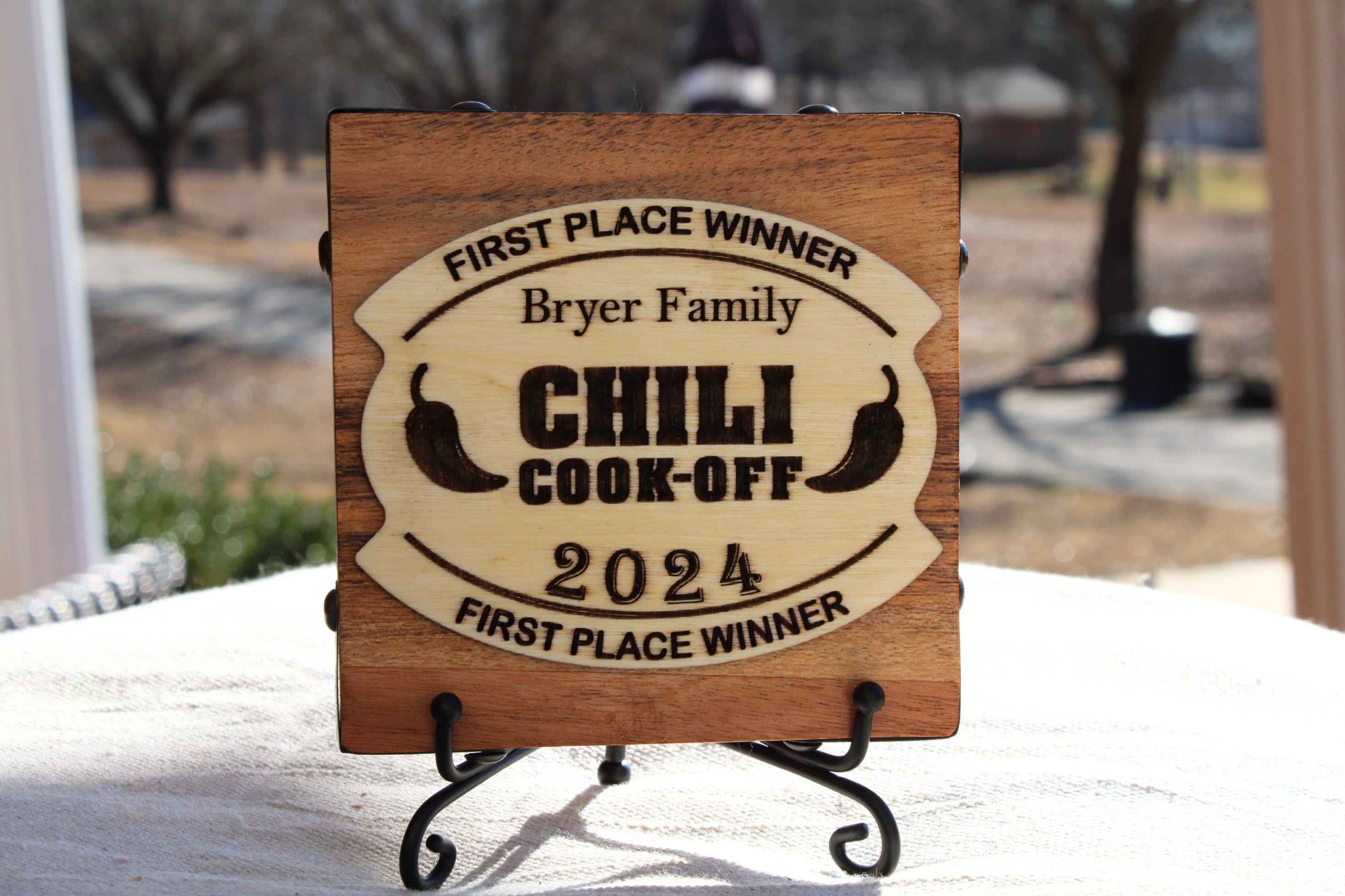 Chili Cookoff Award, Food Competition Prize, Personalized Winners ...