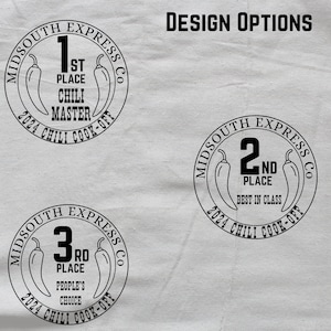 Custom Chili Cookoff Apron, Food Competition Award, Grilling Contest ...