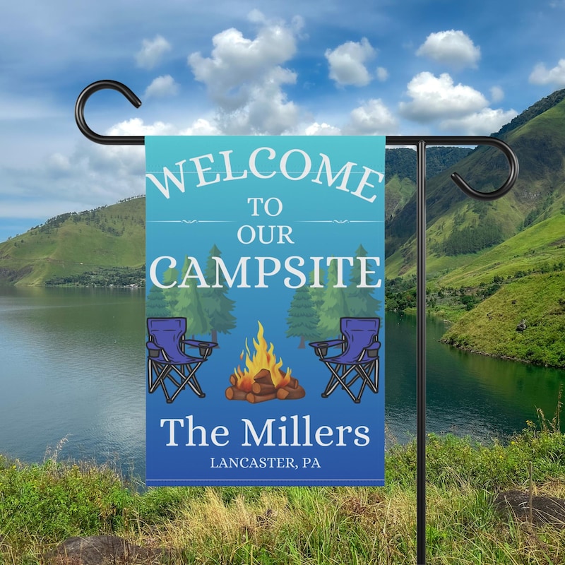 Camping Flag - Etsy