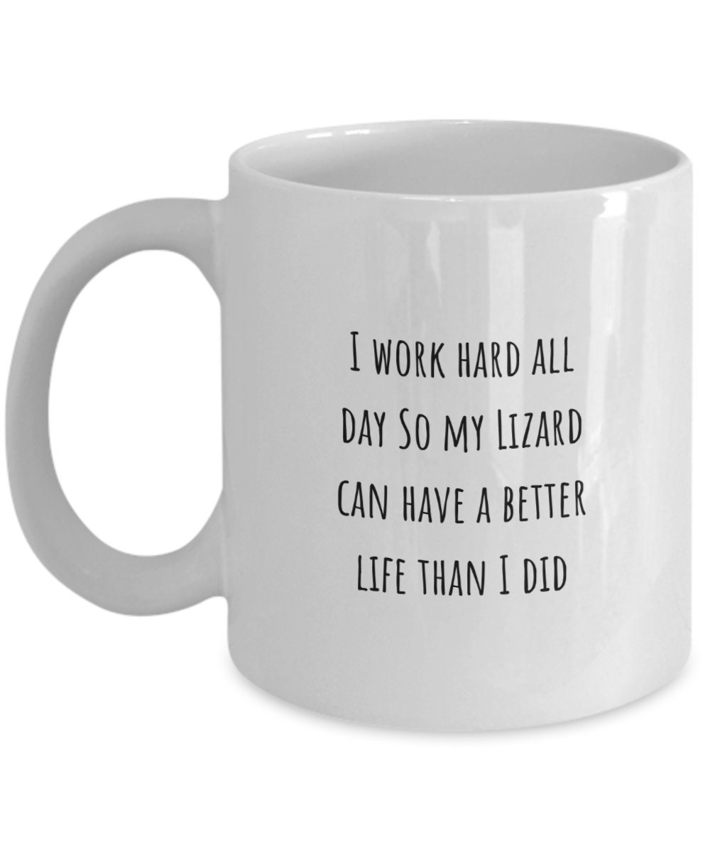 Lizard Coffee Mug Gift Ideas for Lizard Funny Lizard Novelty - Etsy