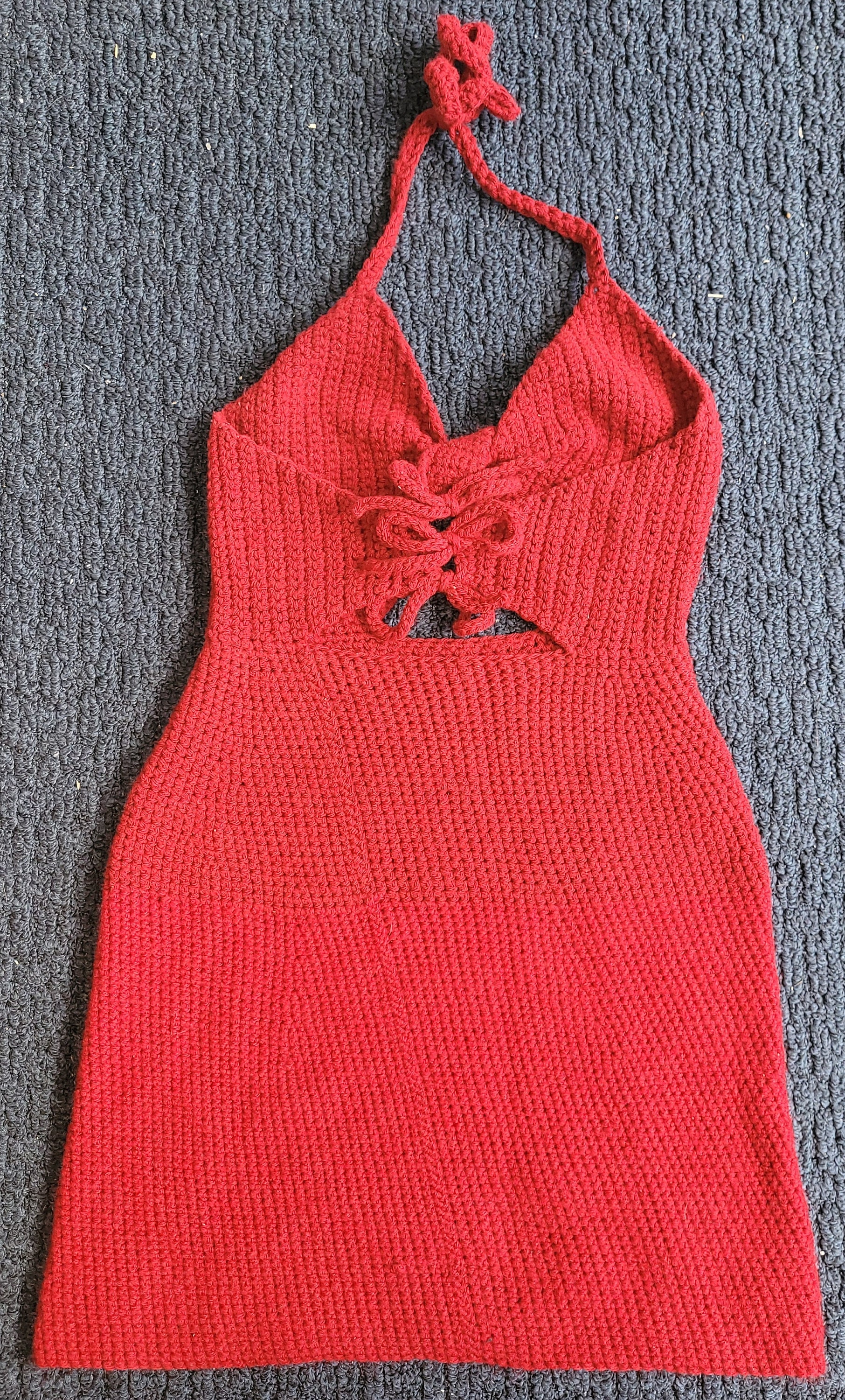 The Twisted Crochet Party Dress Pattern Crochet Dress - Etsy