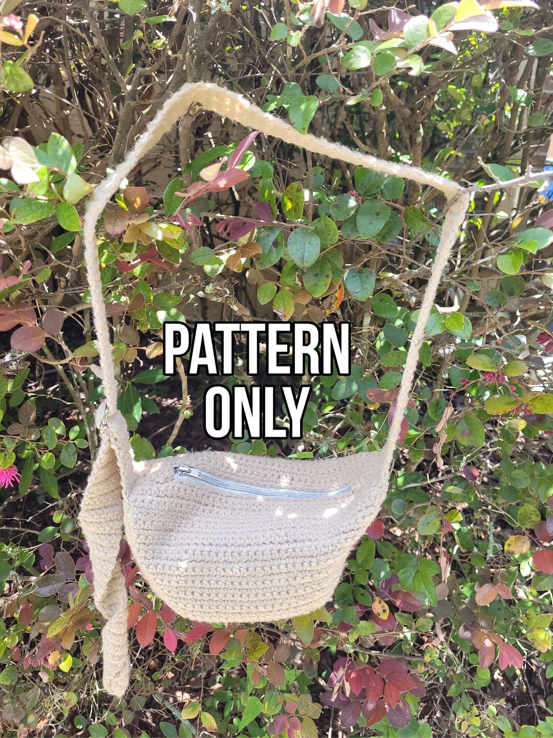 Adjustable Crochet Zipper Bag Pattern Crochet Purse Pattern - Etsy