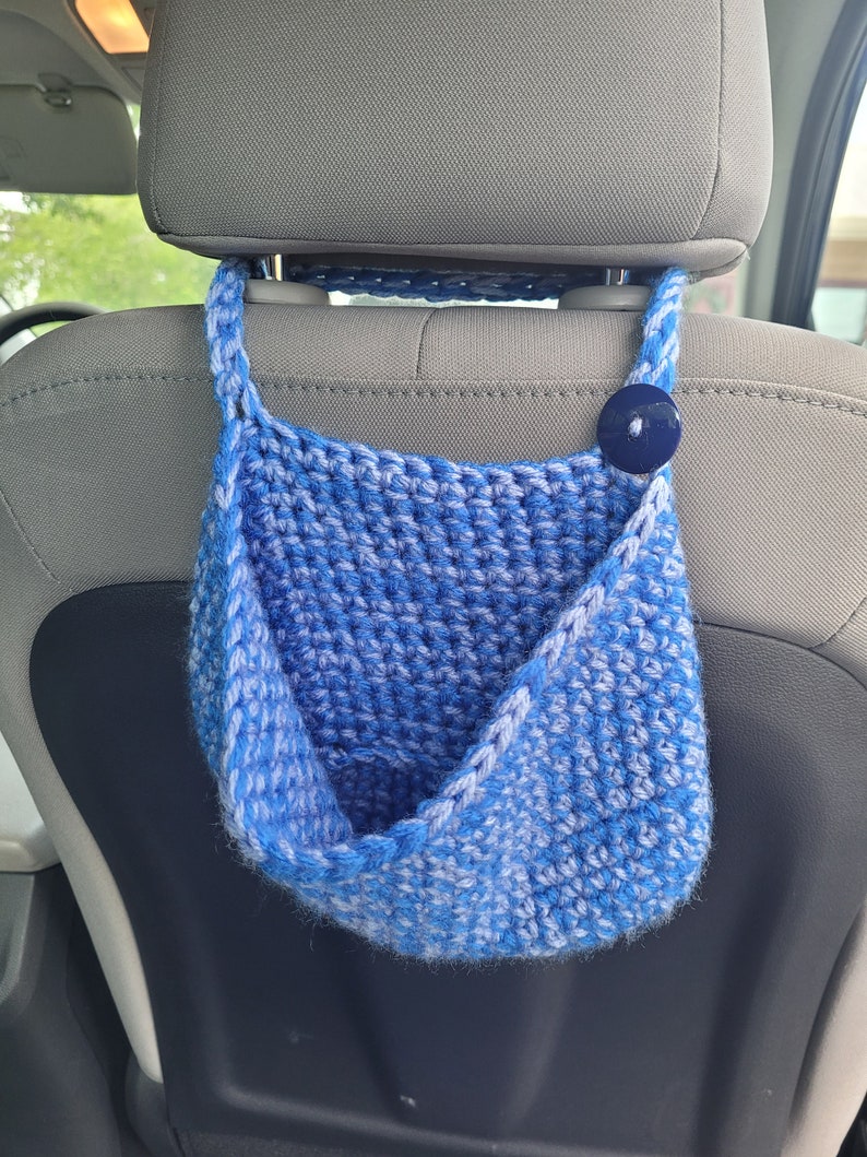 Handmade Crochet Car Basket Car Accessory - Etsy
