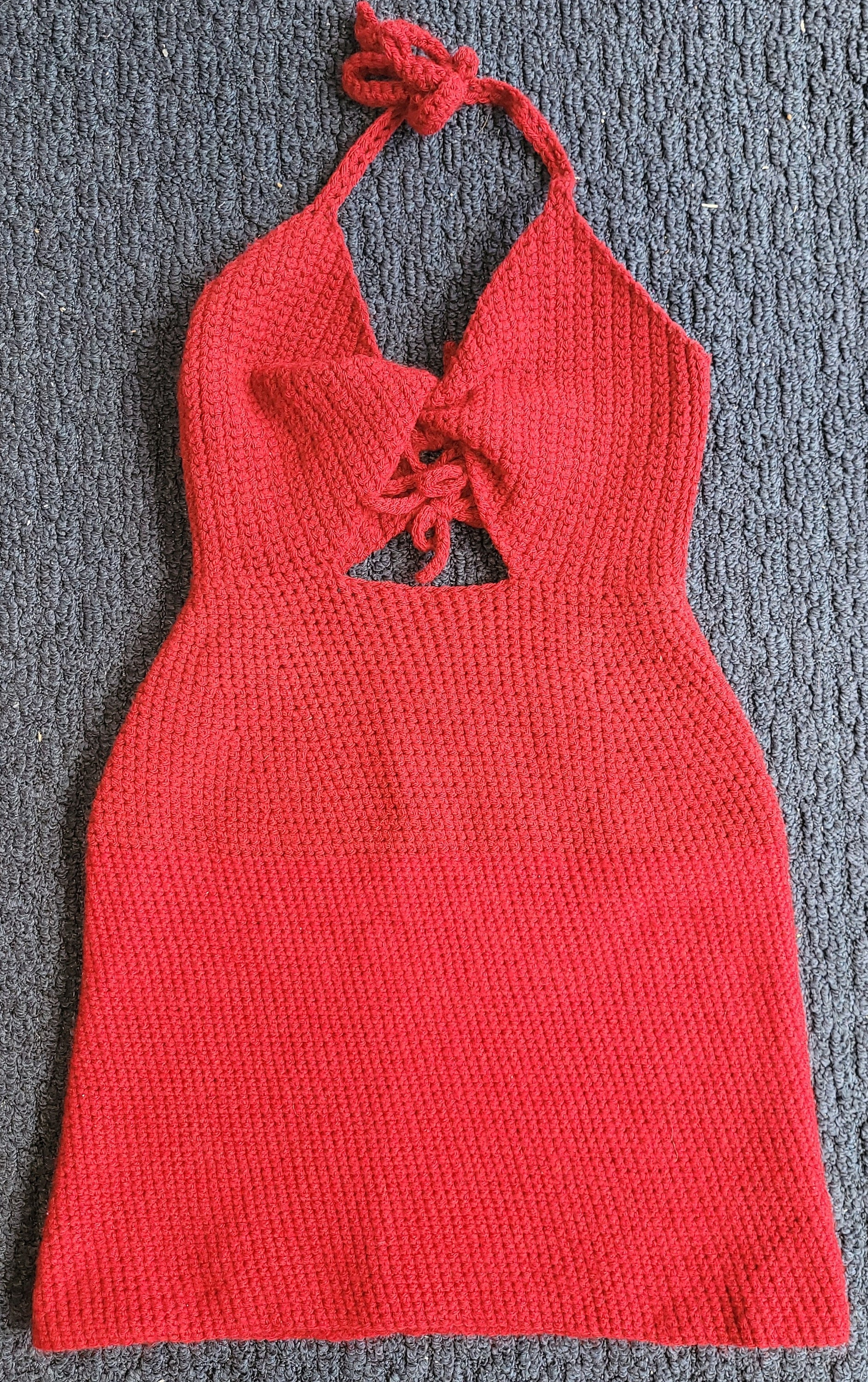 The Twisted Crochet Party Dress Pattern Crochet Dress - Etsy
