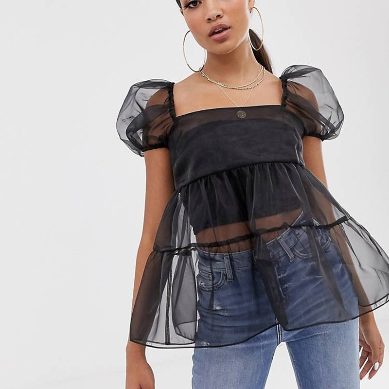 See Through Girl Tops - Etsy