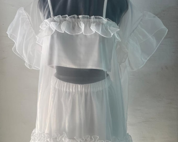 Women's Midi Cover up Skirt Organza Oversized Dress/puffy Skirt Organza ...