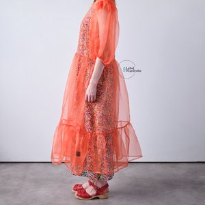 Organza Overlay Dress,see Through Organza Dress,cover Up,transparent ...