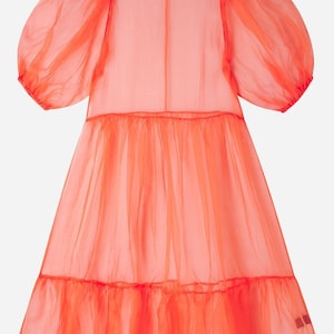 Organza Overlay Dress,see Through Organza Dress,cover Up,transparent ...