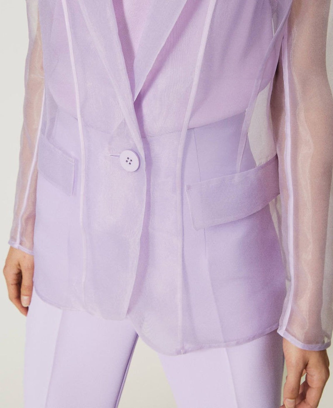 Sheer Organza Blazer: Transparent Wedding Overcoat - Etsy