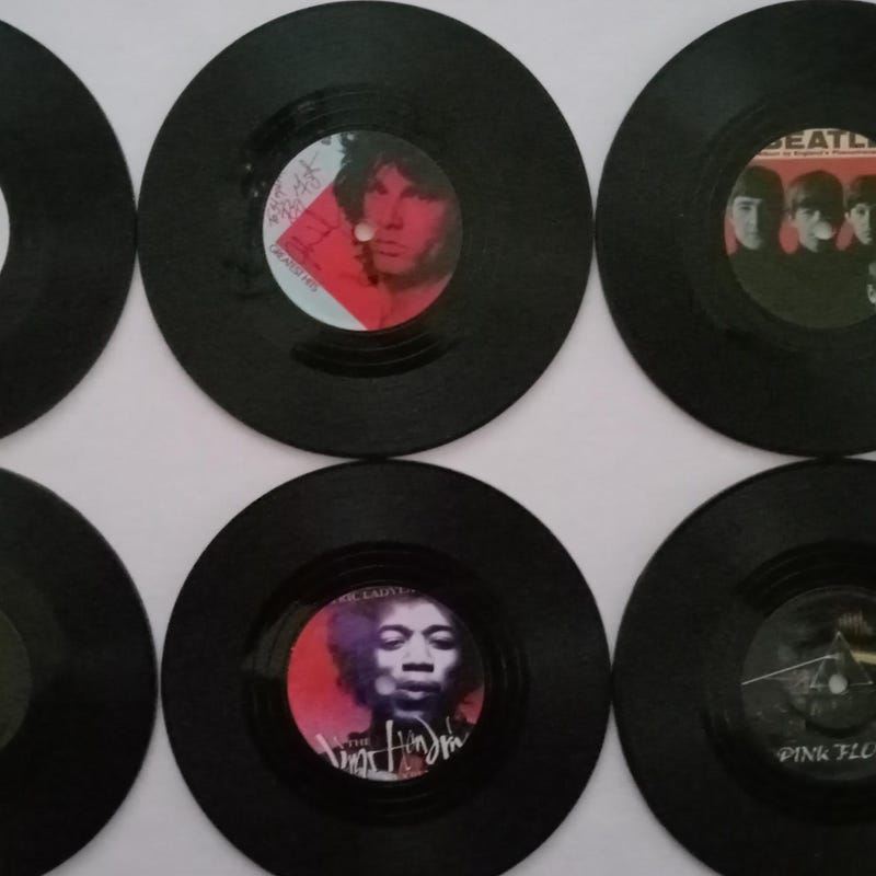 Vinyl Coasters - Etsy
