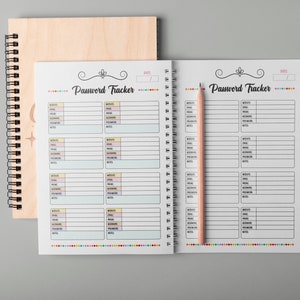 Password Tracker Log | Password Organizer | Password Keeper | Password ...