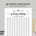 365 Days 2p Saving Challenge Printable | Teach Kids to Save | Pound ...