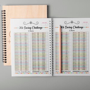 30K Money Saving Challenge PRINTABLE, 30000 in 52 Weeks | House Savings ...