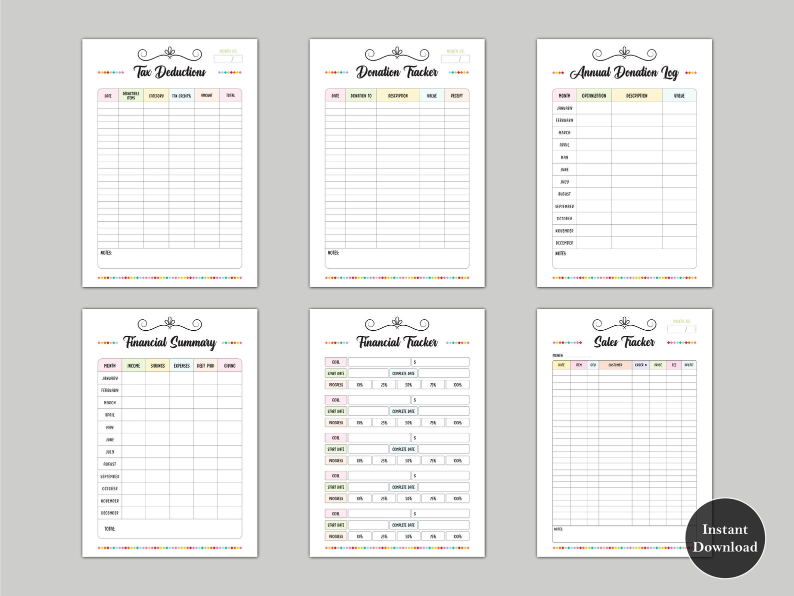 Printable Budget Planner Bundle Budget Planner Kit Weekly - Etsy