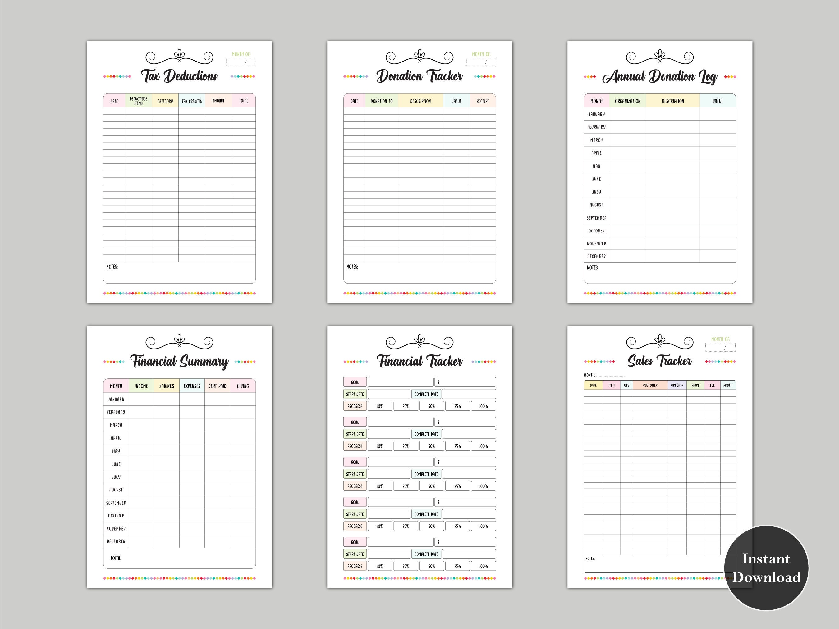 Printable Budget Planner Bundle Budget Planner Kit Weekly - Etsy