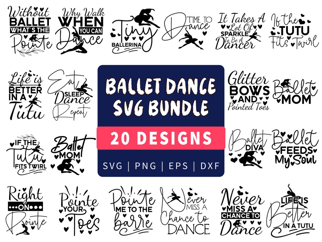 Ballet Dance SVG Bundle | Ballet Mum Svg | Dance Bundle | Ballet Svg ...