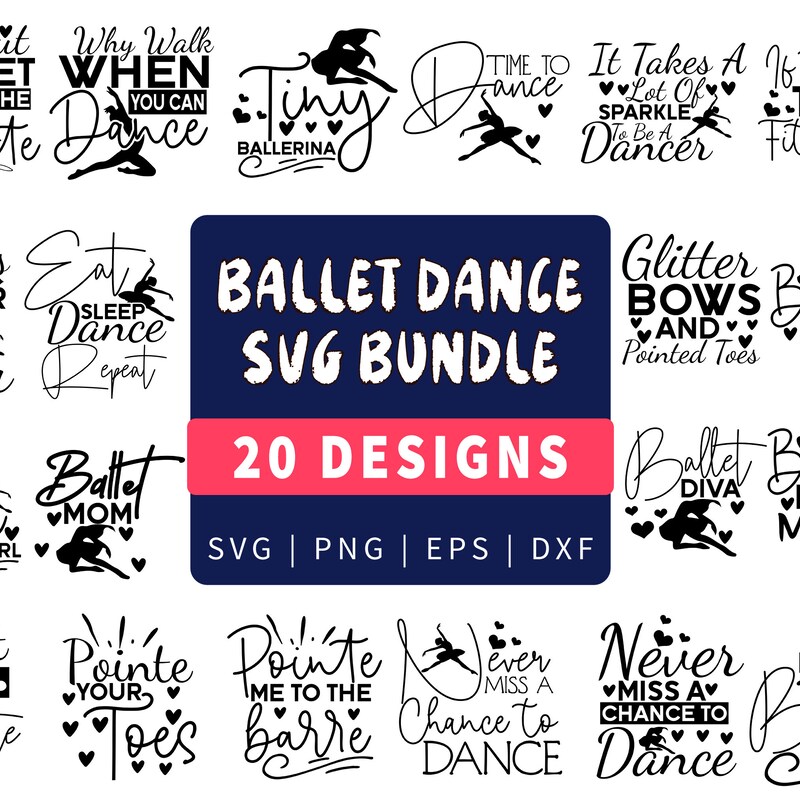 Ballet Svg - Etsy