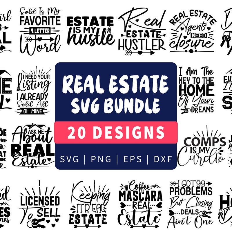 Real Estate Svg - Etsy