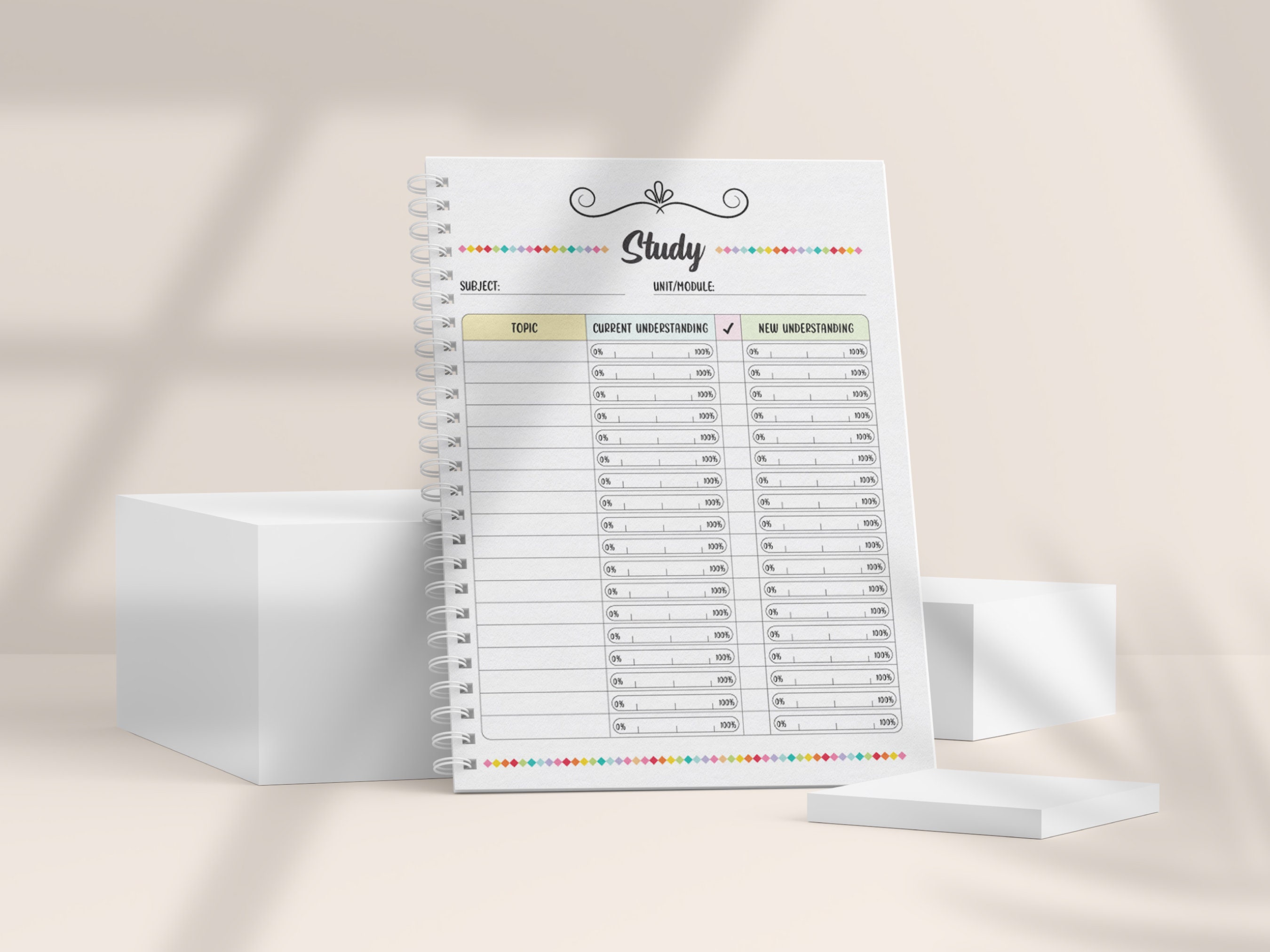 Study Planner Printable Study Log INSTANT DOWNLOAD Planner - Etsy