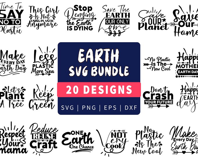 Earth Day Clipart, Earth Day SVG, Earth SVG, Earth Clipart, Recycle Svg ...