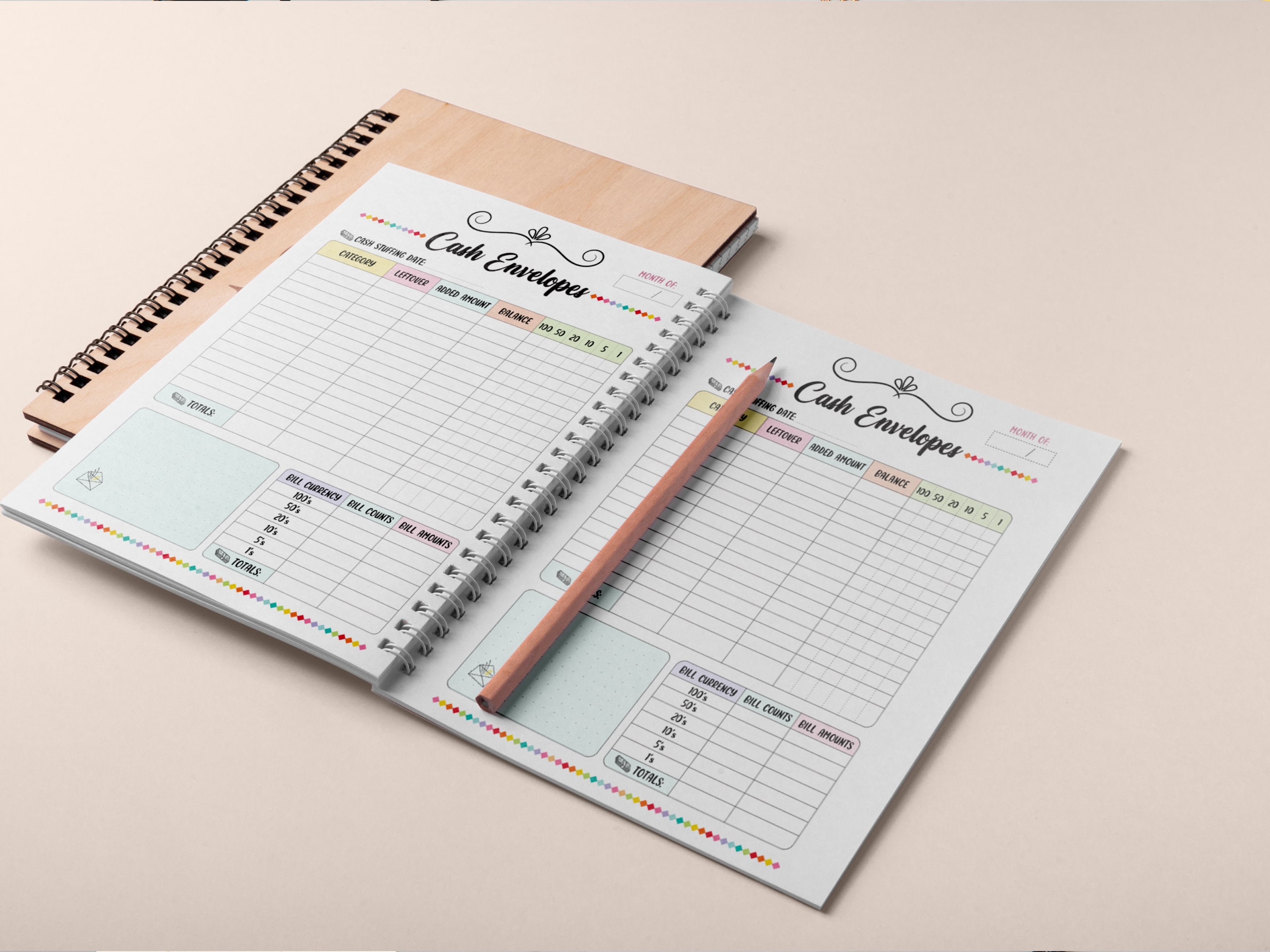 Cash Envelope Planner Printable Budget Tracker INSTANT - Etsy