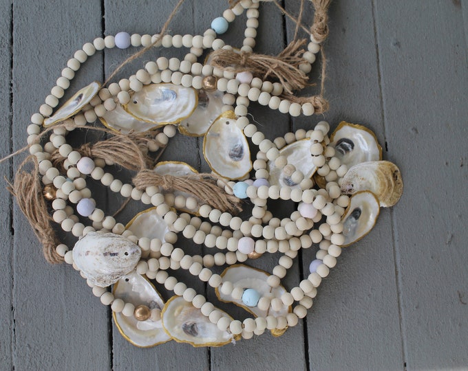 Beach Garland, Beach Decor, Shell Garland, Seashell Garland, Beach ...