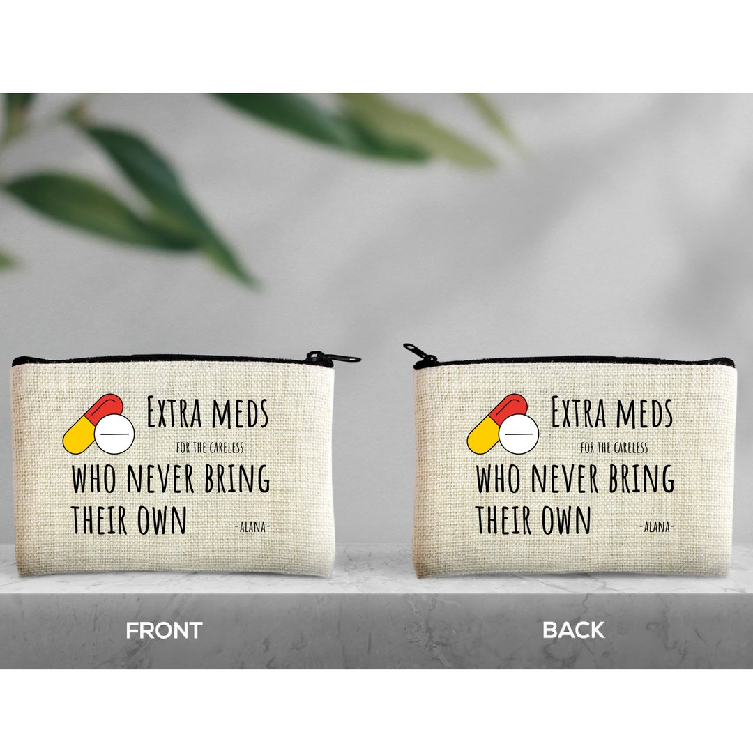 Funny Thank You Gift for a Friend, Family Trip Medication Bag, Gift for ...