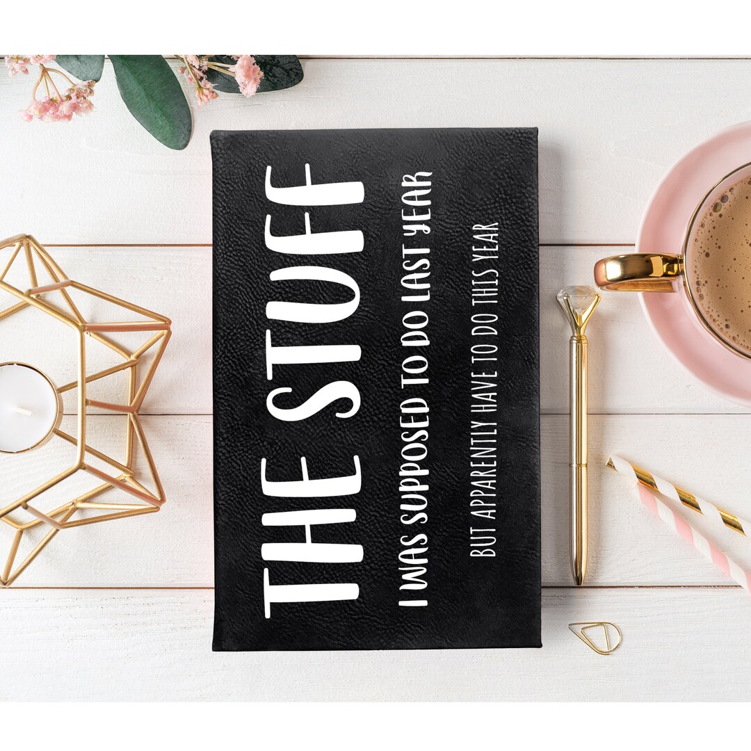 New Year Gifts for Friend, Personalized Journal Notebook for Procrastinator, Customized Funny ...