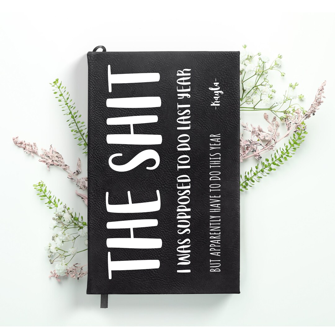 Personalized Procrastinator Journal, Funny Notebook for a Friend, New Year Gift, Customized ...