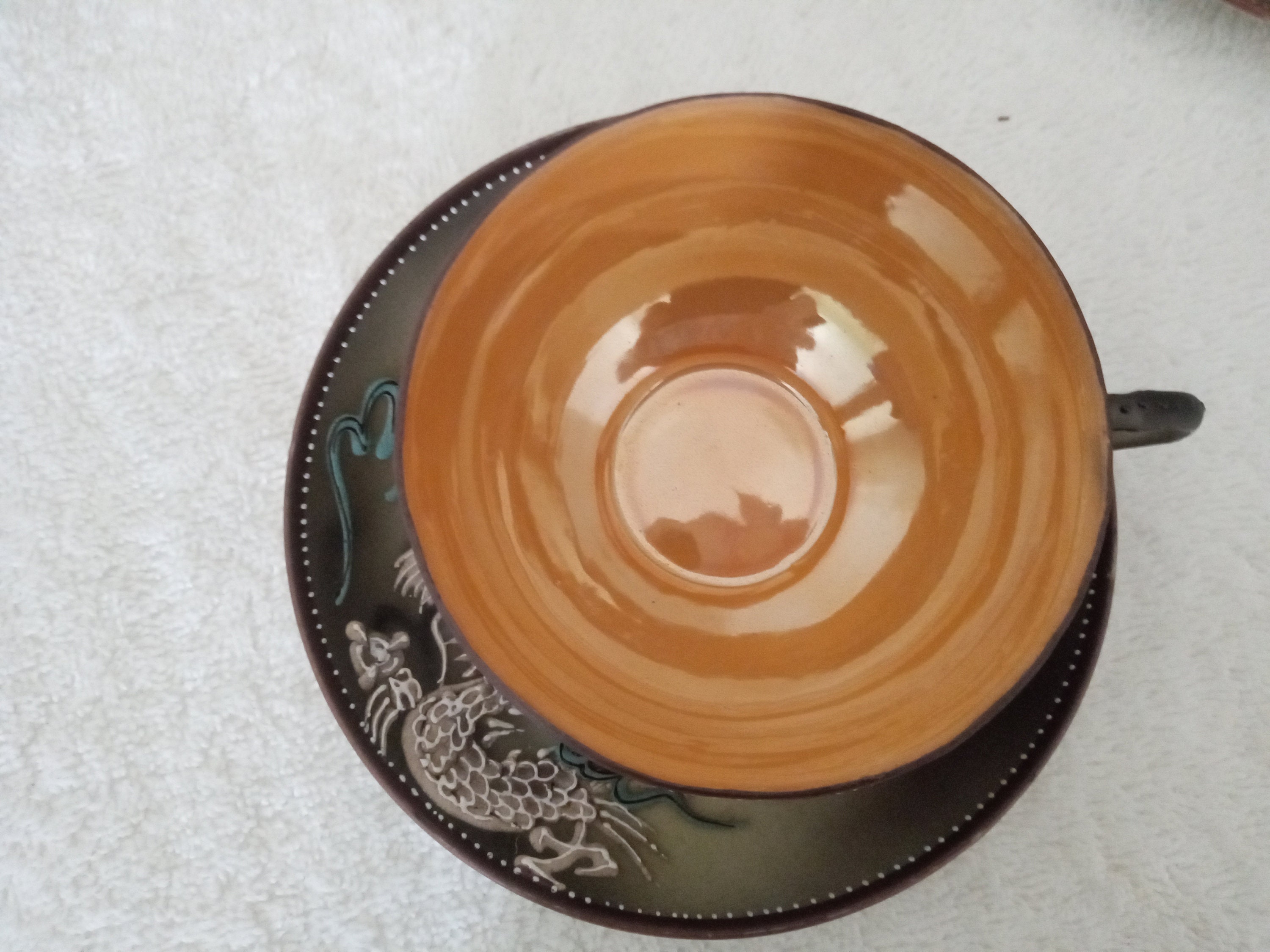 Vintage Dragonware Tea Set, Blue Eyes, Made in Japan, Prior to 1950. - Etsy