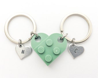 Lego® Heart Keychain - Etsy