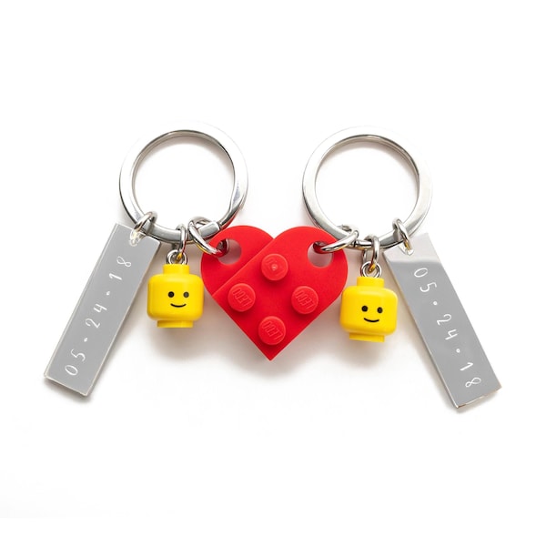 Personalized Legos Keychains - Etsy