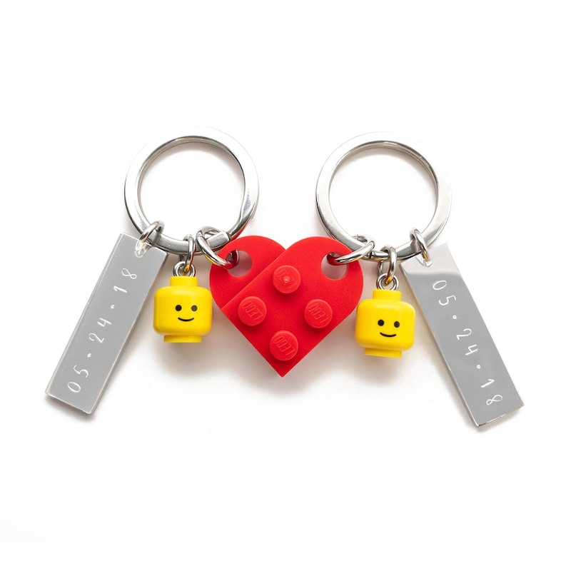 Personalized Legos Keychains - Etsy