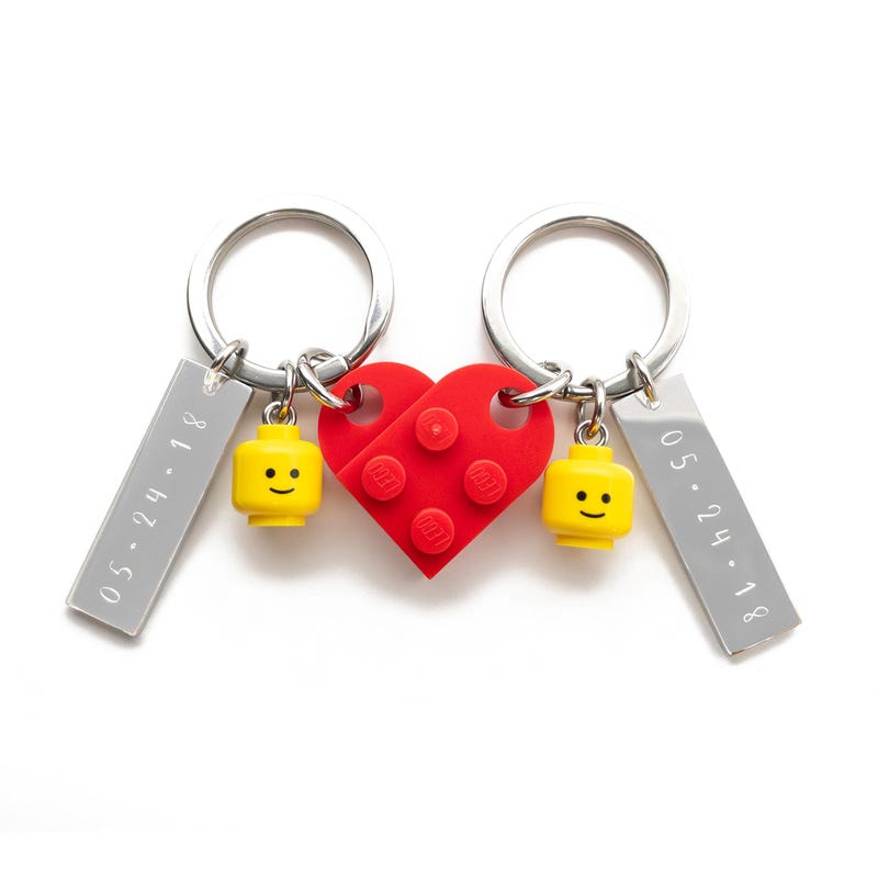 Heart Keychain - Etsy