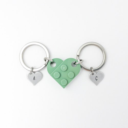 Heart Keychain/necklacemade With Genuine LEGO Bricks18 - Etsy UK