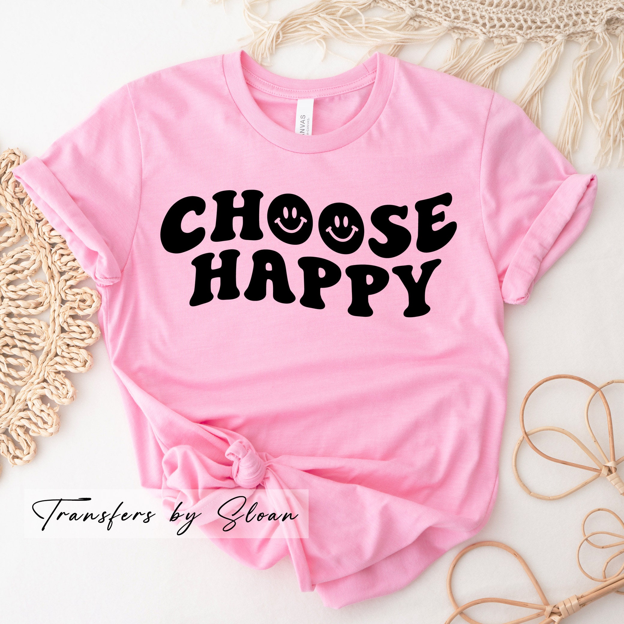 Choose Happy Screen Print Transfer | Screen Print Transfer | Happy ...