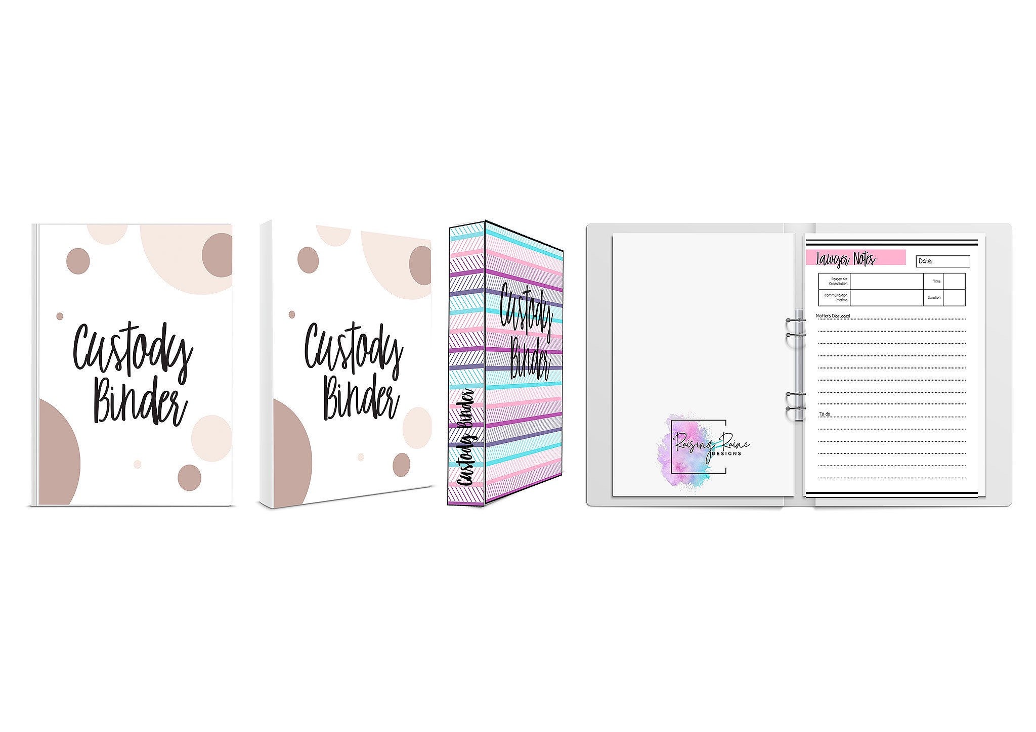 Child Custody Binder Printables, Family Law Organizer (digital Download ...