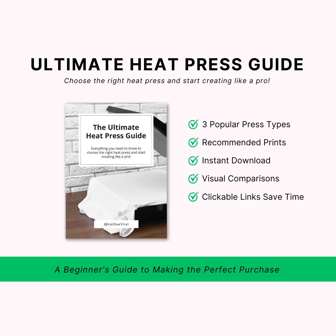Ultimate Heat Press Guide | Sublimation, DTF and Vinyl Printing Tips ...