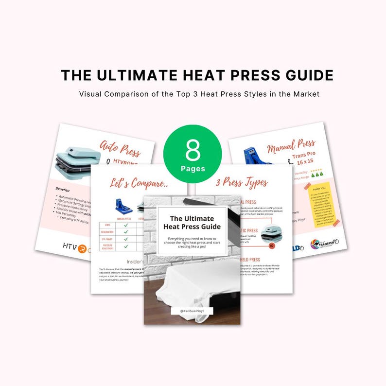 The Ultimate Heat Press Guide Sublimation DTF & Vinyl Printing Tips for ...