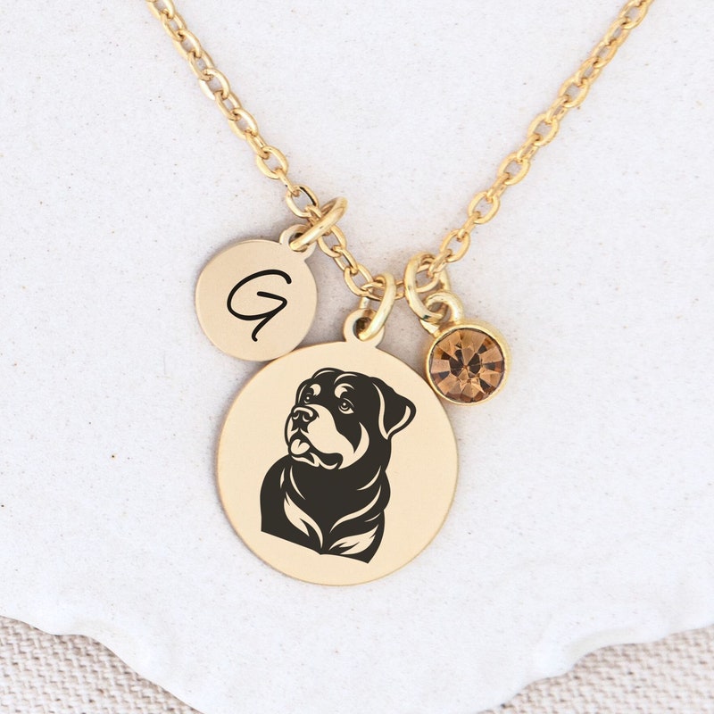 Rottweiler Pendant - Etsy