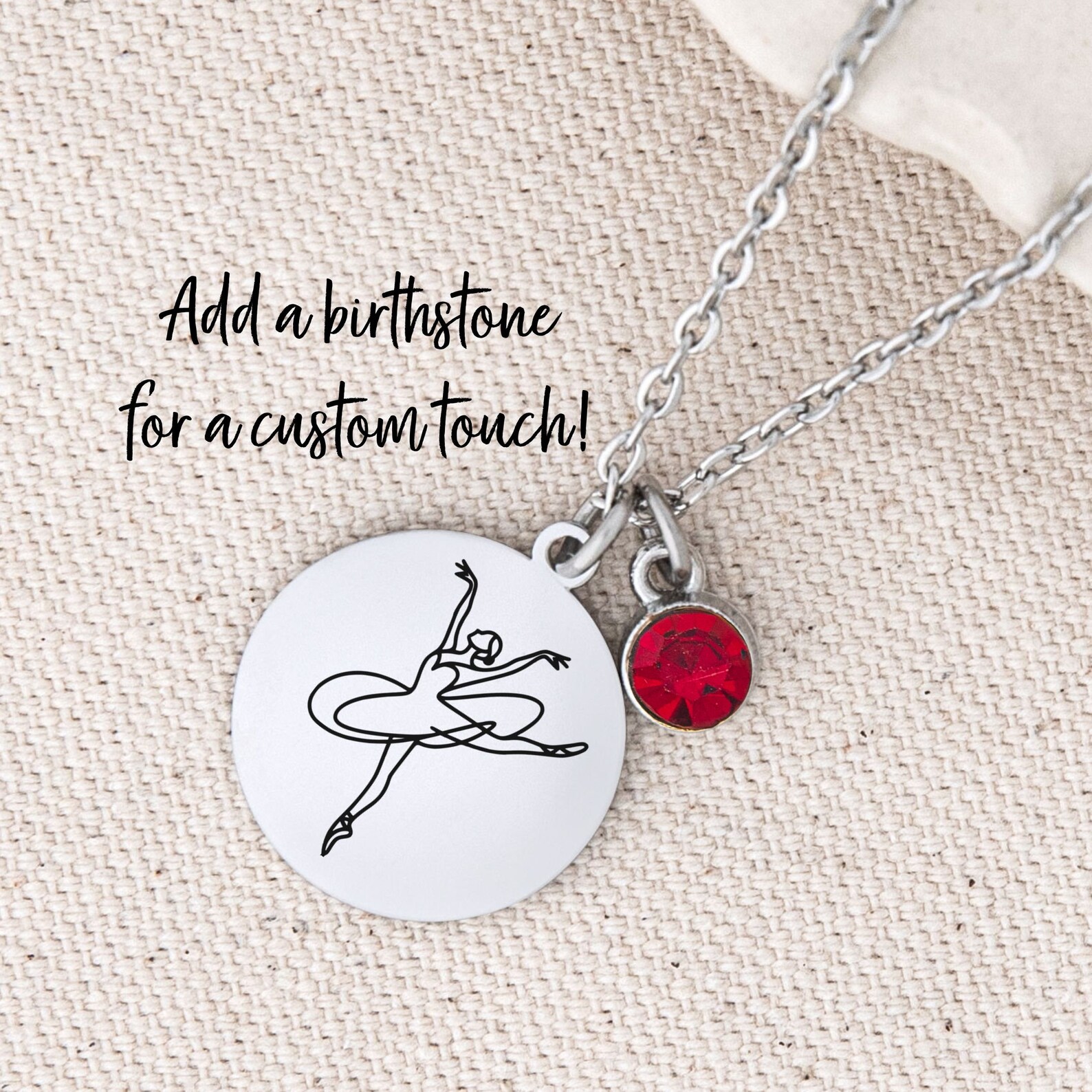 Dancer Necklace, Dance Recital Gift, Personalized Dance Team Gift, Gift ...