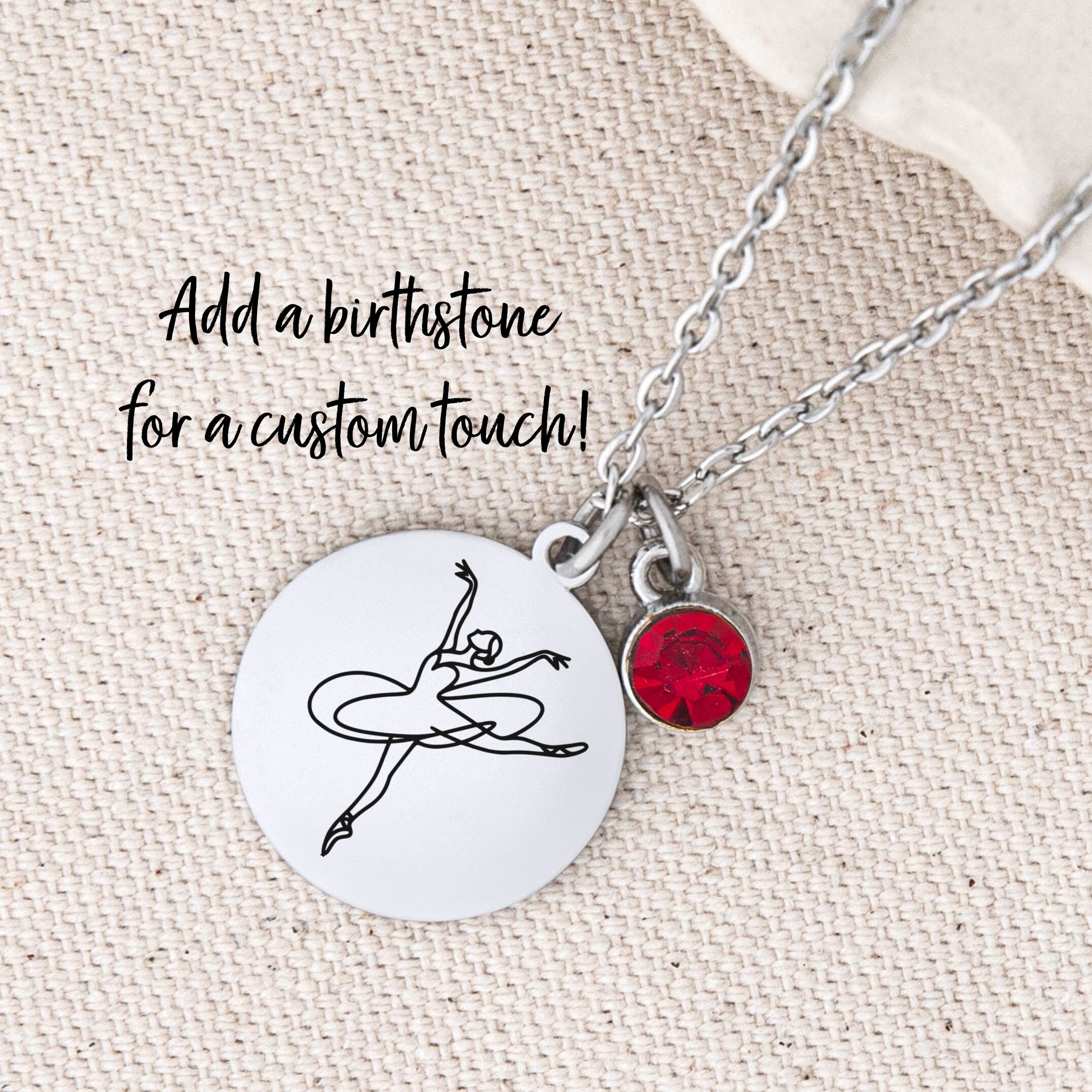 Dancer Necklace, Dance Recital Gift, Personalized Dance Team Gift, Gift ...